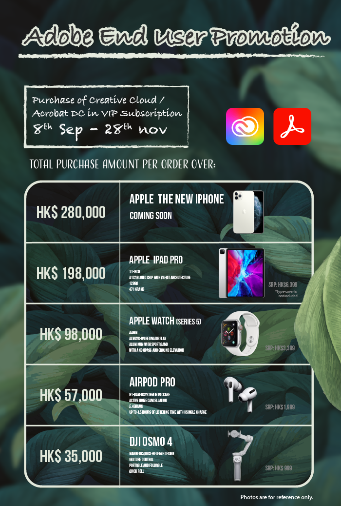 Adobe Creative Cloud End User Promotion | GrandTech Hong Kong